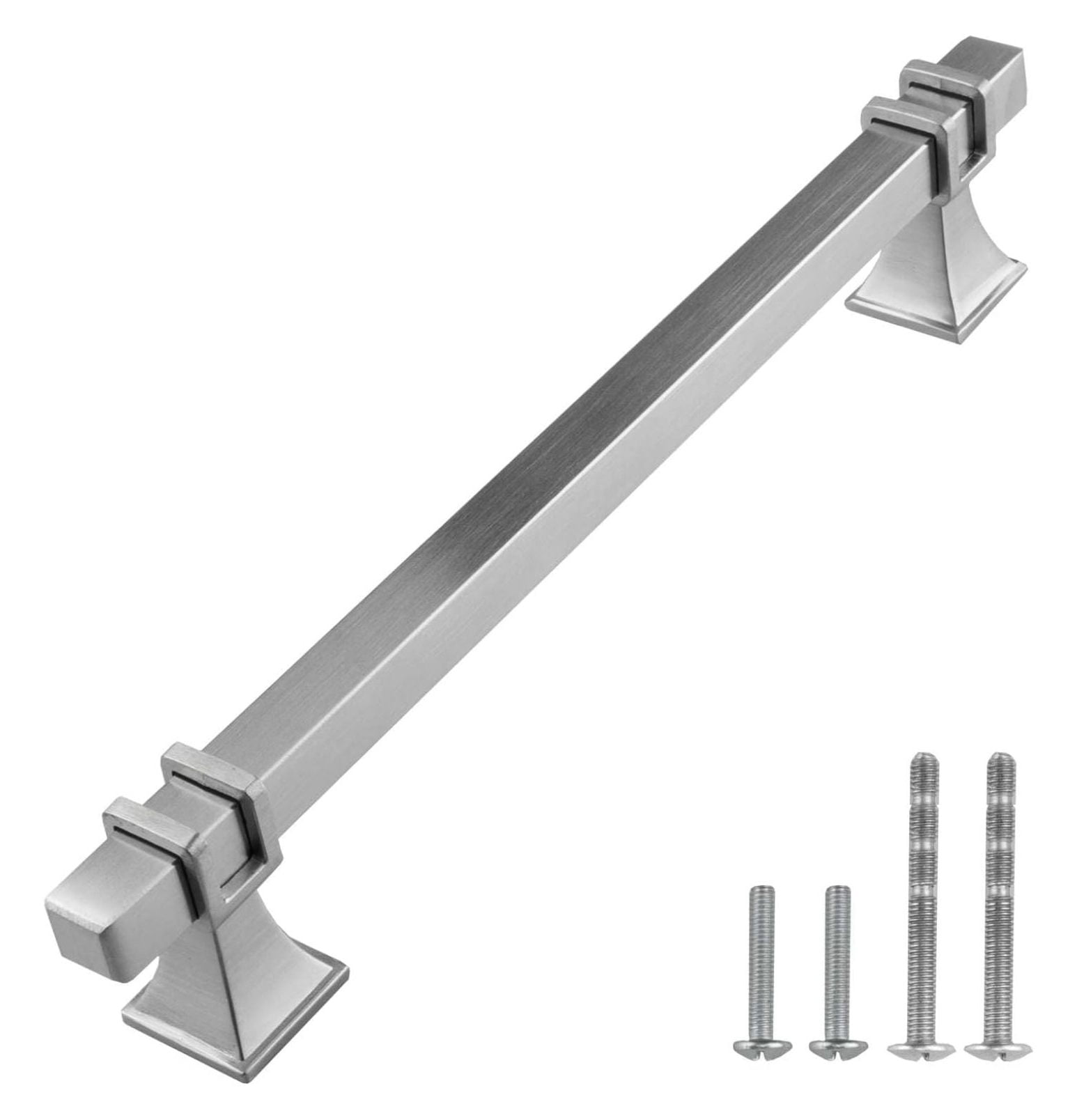 Euro Bar Cabinet Handle 304 Stainless Steel — 8-3/4" Overall Length, 6 ...