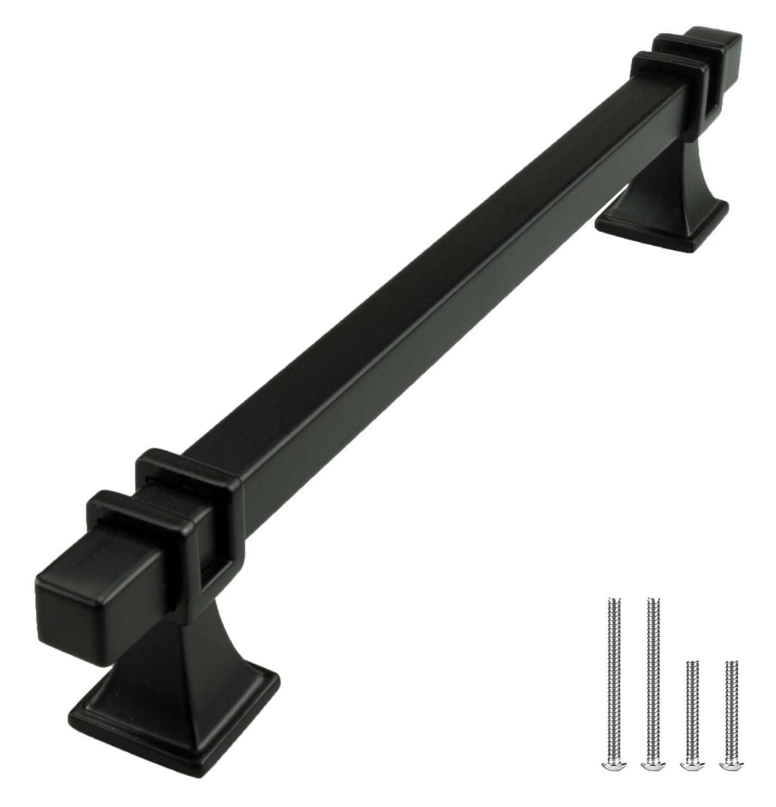 Euro Bar Square Cabinet Handle 304 Stainless Steel — 8-3/4" Overall ...