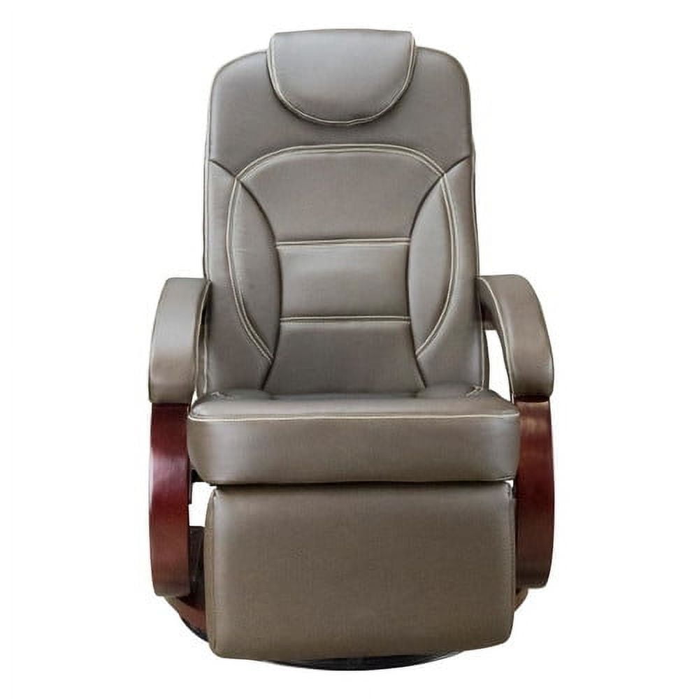 Euro Chair with Footrest 2014 LCI 62, Brookwood Chestnut - Walmart.com