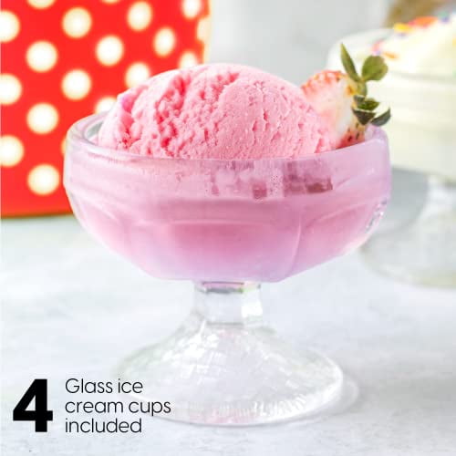 Euro Cuisine Ice Cream, Sorbet & Frozen Yogurt Maker, Homemade Gelato ...