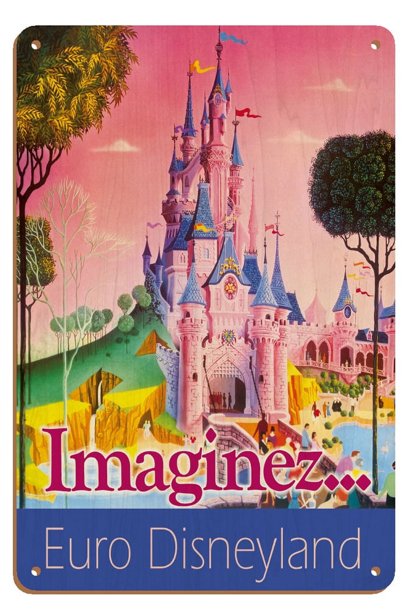 Euro Disneyland - Paris France - Imaginez (Imagine) - Vintage Travel ...