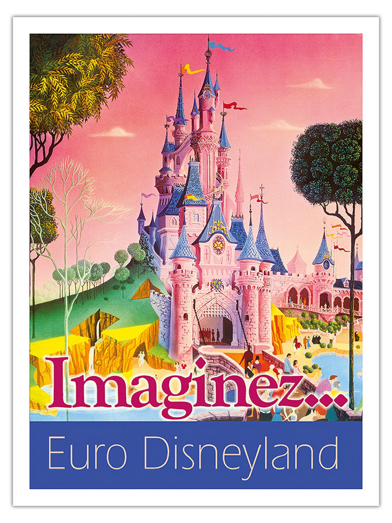 Euro Disneyland - Paris France - Imaginez (Imagine) - Vintage Travel ...