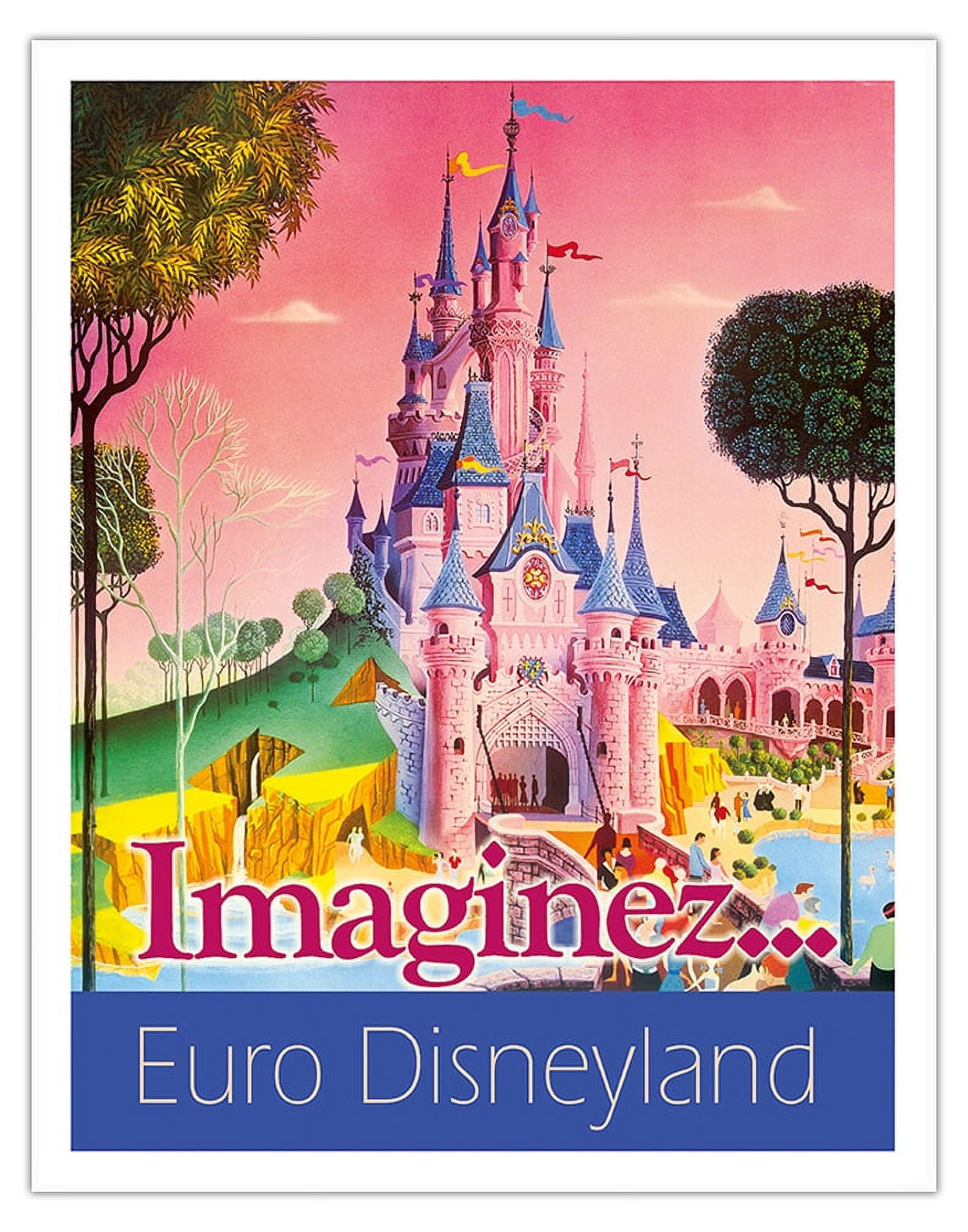 Euro Disneyland - Paris France - Imaginez (Imagine) - Vintage Travel ...