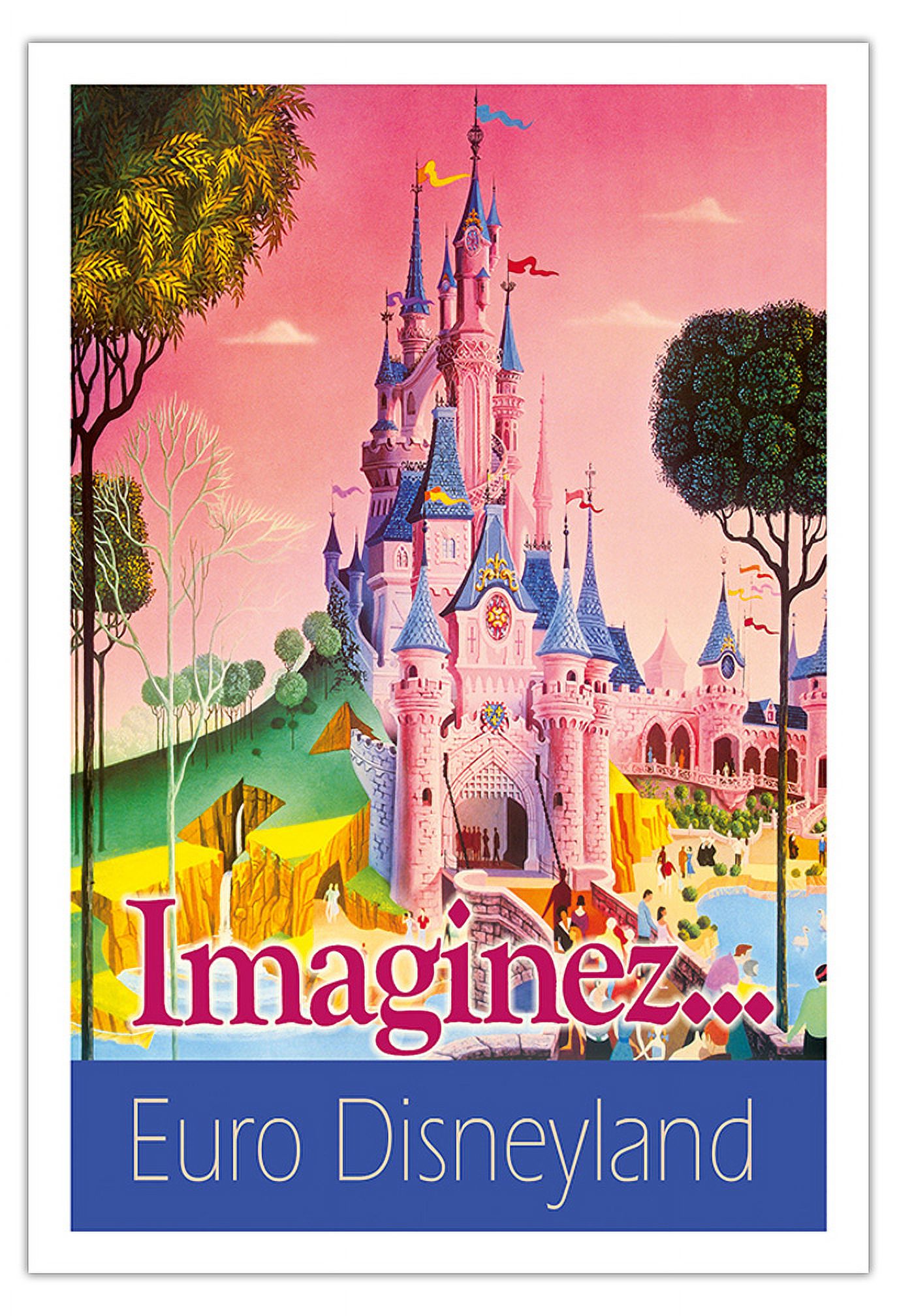 Euro Disneyland - Paris France - Imaginez (Imagine) - Vintage Travel ...