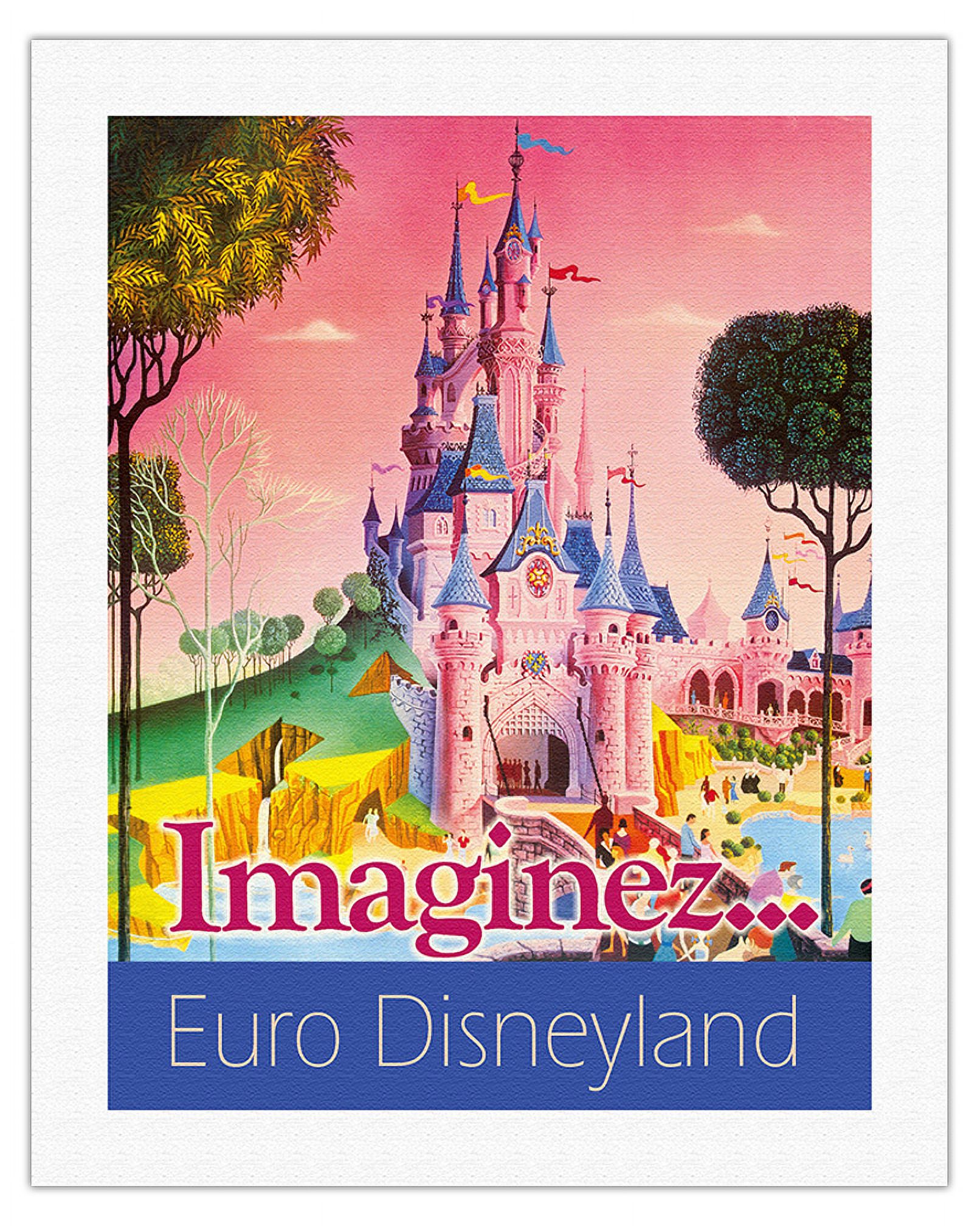 Euro Disneyland - Paris France - Imaginez (Imagine) - Vintage Travel ...