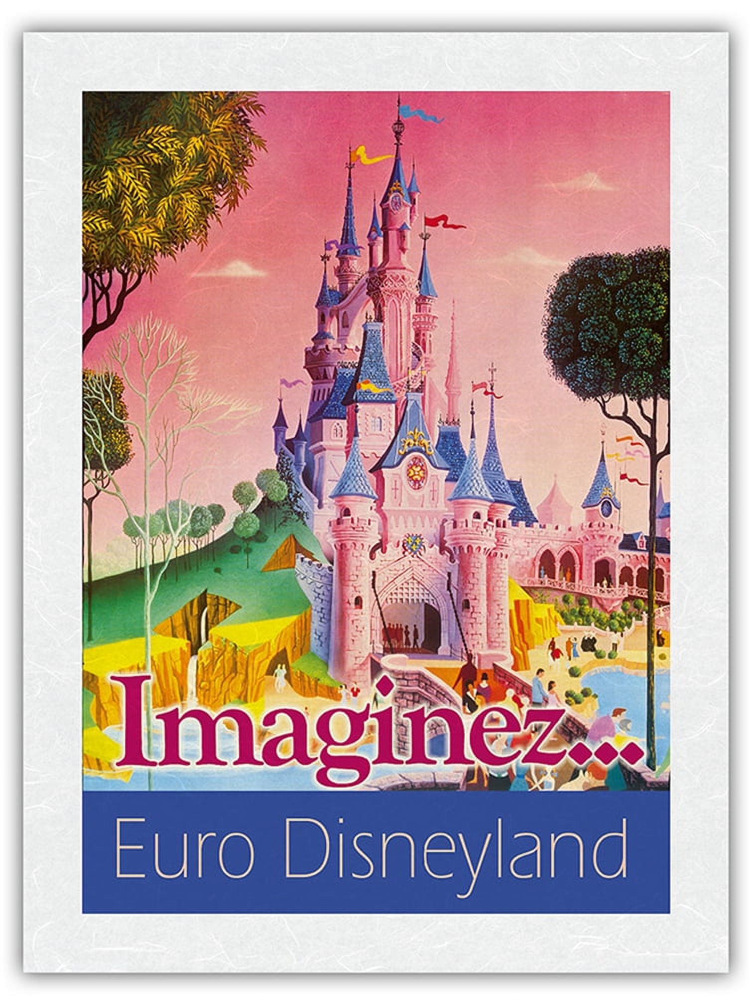 Euro Disneyland - Paris France - Imaginez (Imagine) - Vintage Travel ...