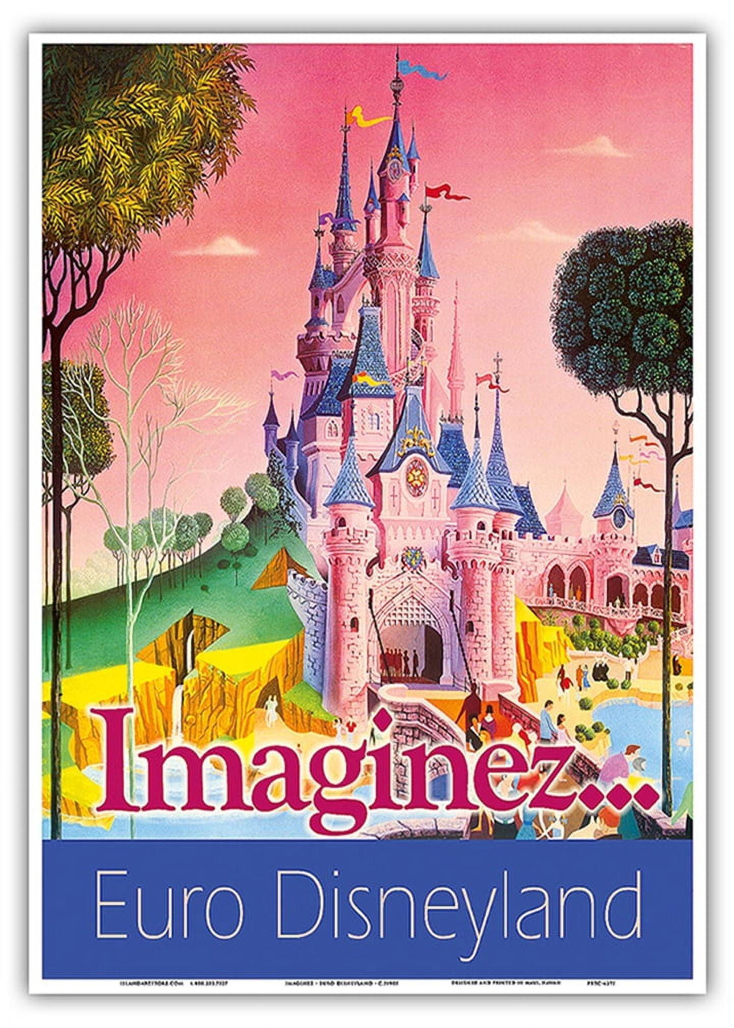 Euro Disneyland - Paris France - Imaginez (Imagine) - Vintage Travel ...