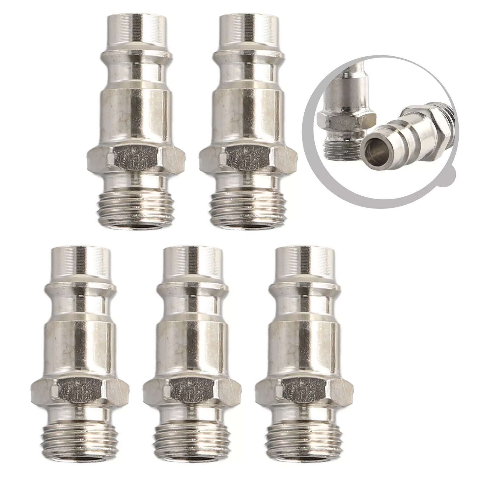 Euro Male Fitting Accessories Air Compressor G1/4 Ferrules Garden Tools ...