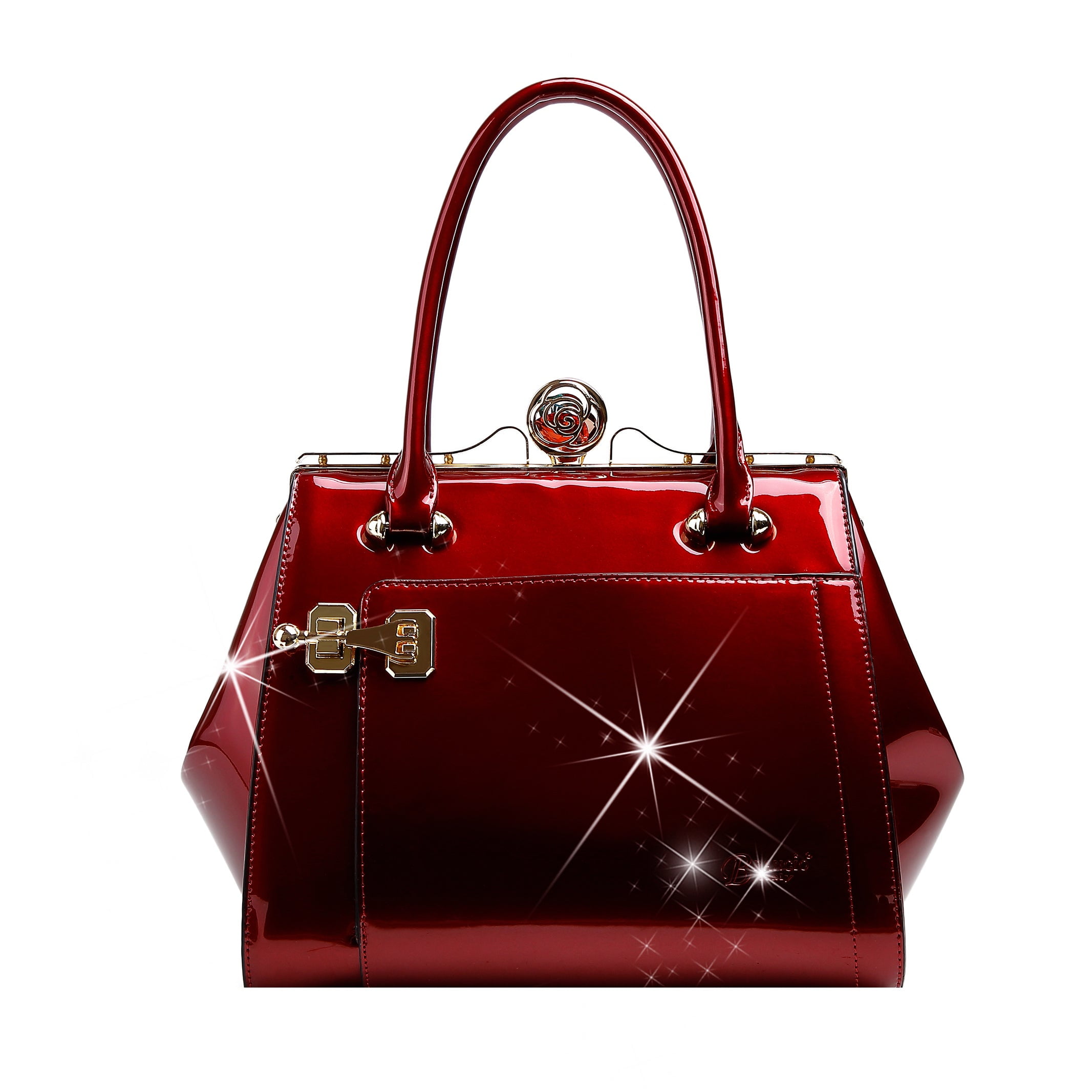 Euro Moda Top Handle Handbag - Walmart.com