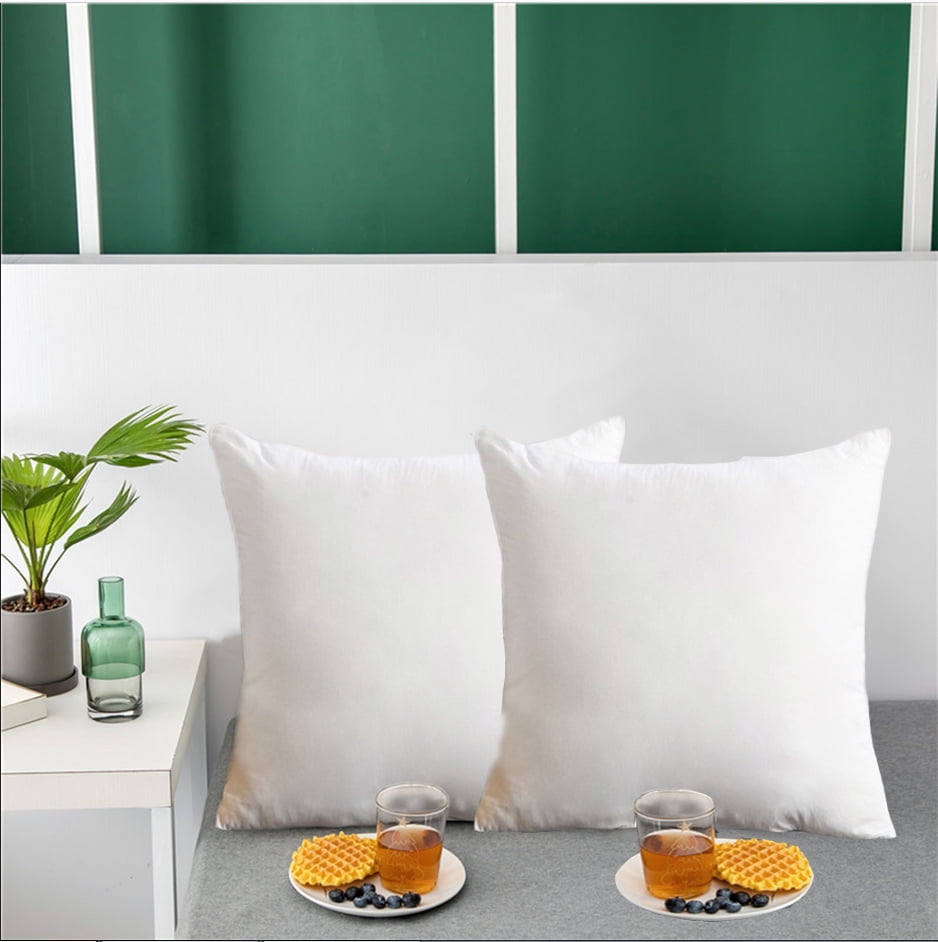 Euro Pillows 20''x20'' Pillow Inserts, Square Sham Insert for Bed Throw ...