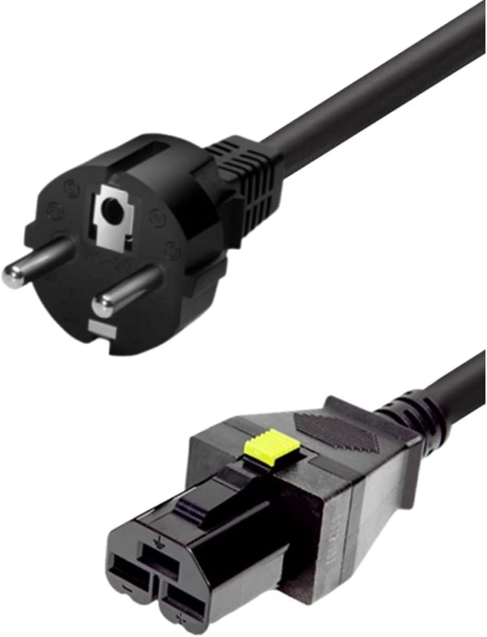 Euro Schuko to HVDC3 Power Cord for 16800 Series, HVDC3 Plug to EU ...