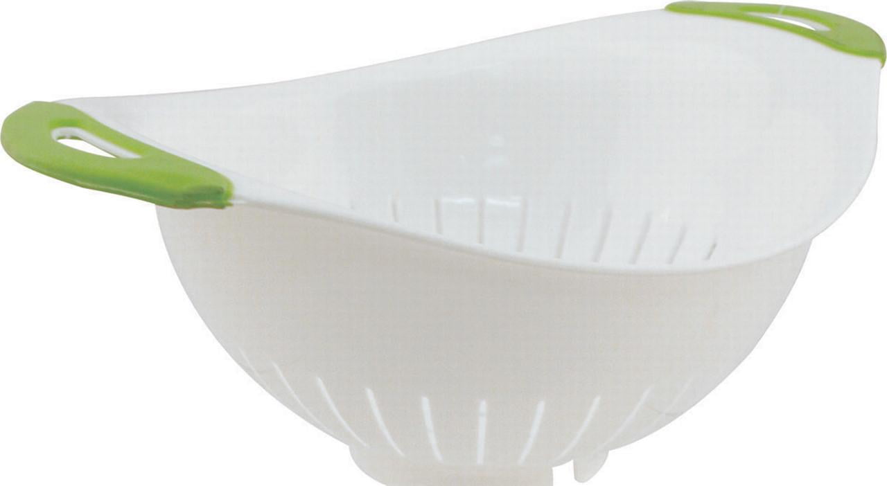 Euro-Ware 489 Colander, 5 qt Capacity, Plastic, Rubber Handle - Walmart.com