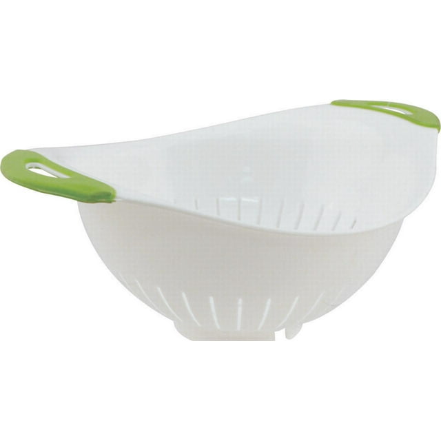 Euro-Ware 489 Colander, 5 qt Capacity, Plastic, Rubber Handle - Walmart.com