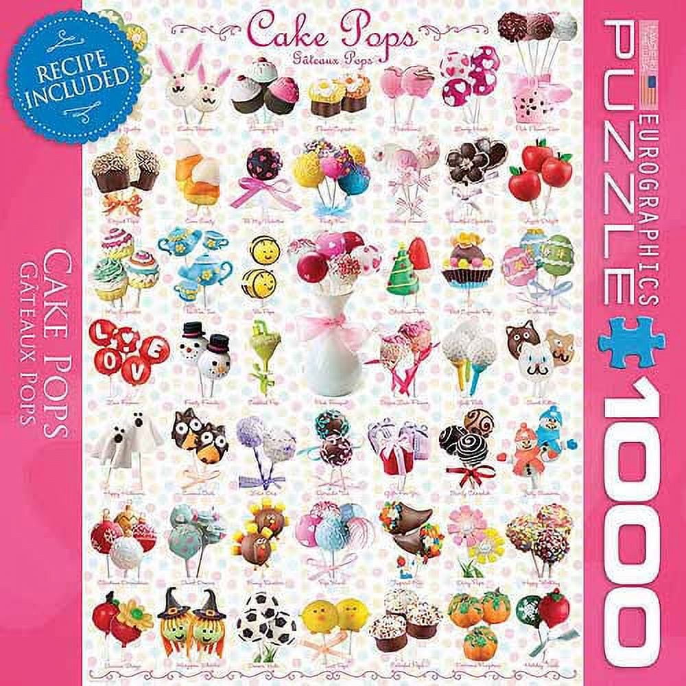 EuroGraphics Cake Pops 1000-Piece Puzzle, Small Box - Walmart.com