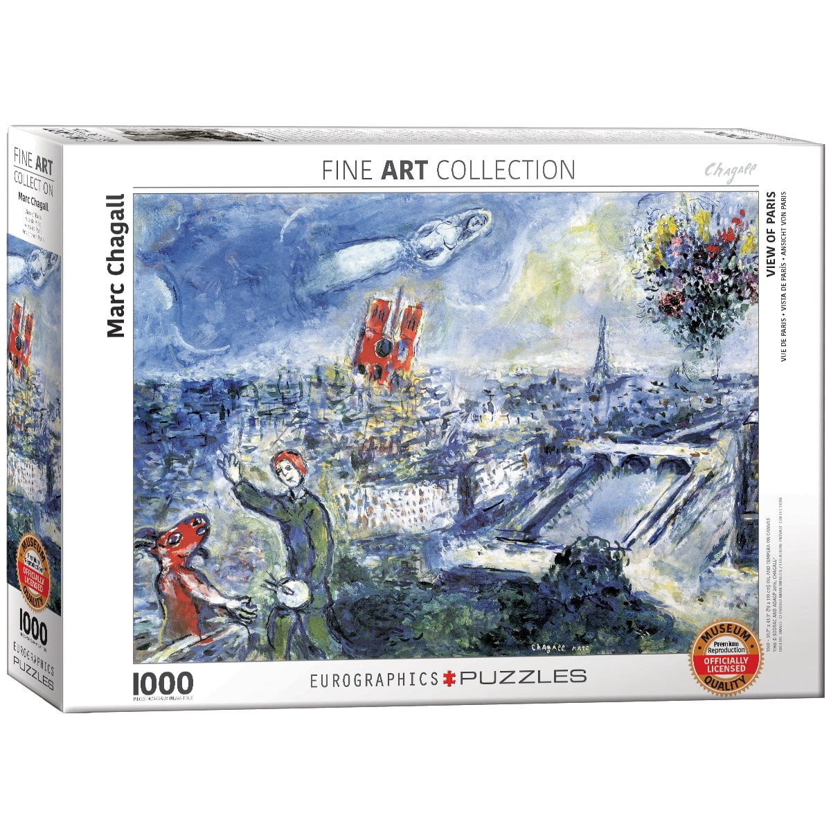 EuroGraphics (EURHR Le Bouquet De Paris by Marc Chagall 1000Piece ...