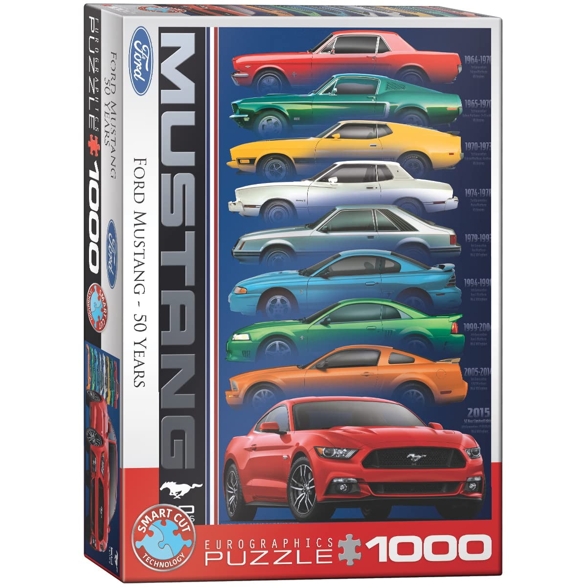 EuroGraphics Ford Mustang 9 EC36 Model Jigsaw Puzzle (1000-Piece ...