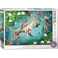 EuroGraphics Koi Fish Jigsaw Puzzle, 1000 Pieces – Vibrant Pond and ...