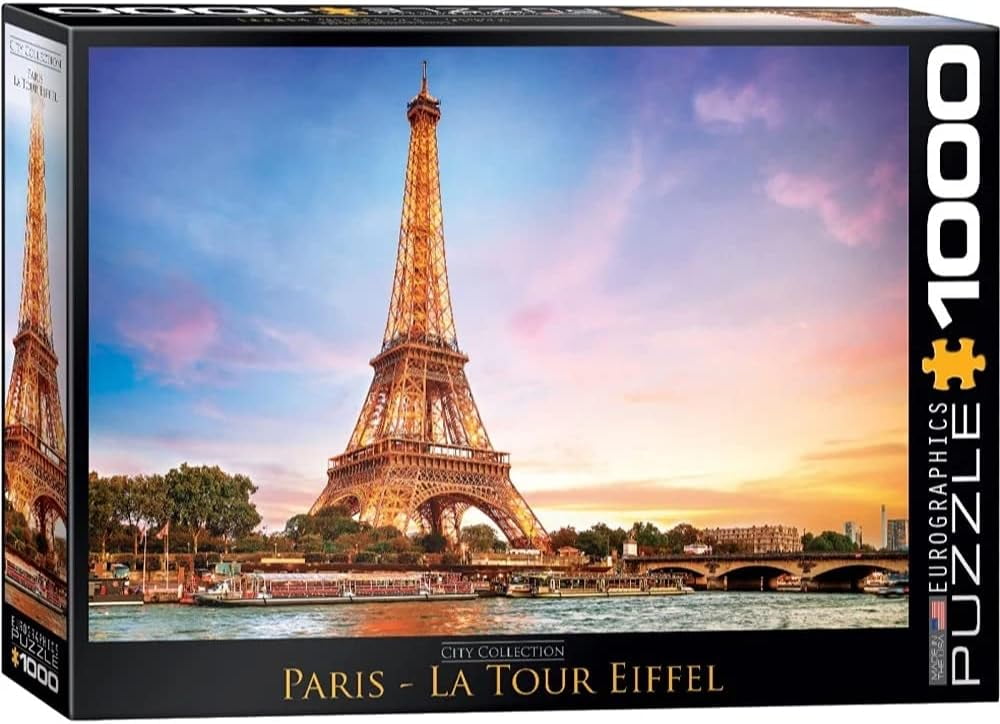 EuroGraphics Paris Eiffel Tower Puzzle (1000 Piece), Model:6000-0765 - Walmart.com