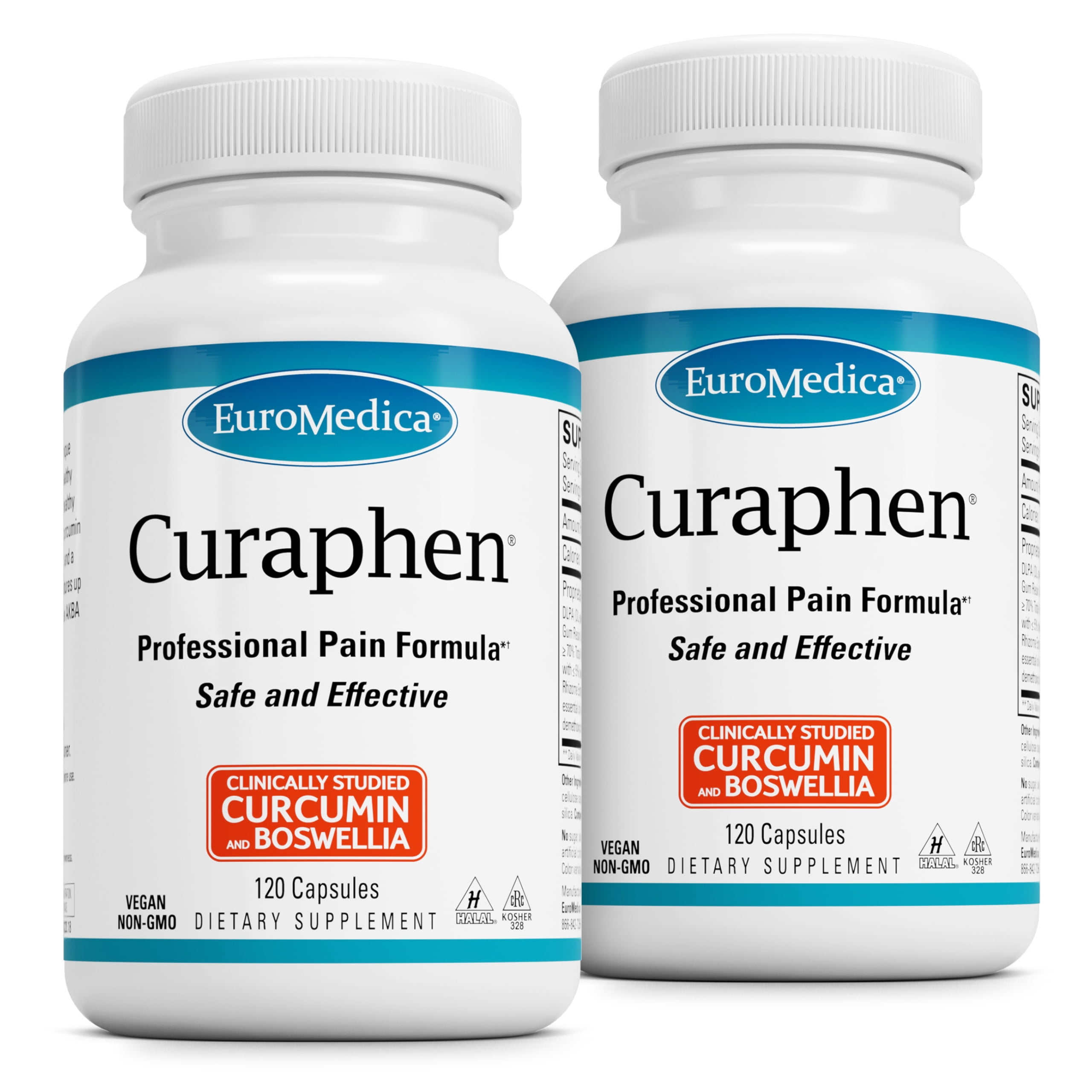 EuroMedica Curaphen - 120 Capsules, 2 Pack (240 Capsules) - Walmart.com