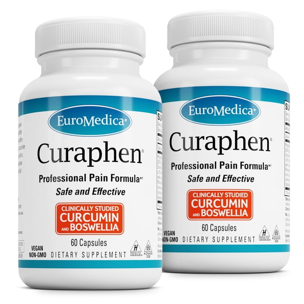 EuroMedica Curaphen - 60 Capsules, 2 Pack (120 Capsules) - Walmart ...