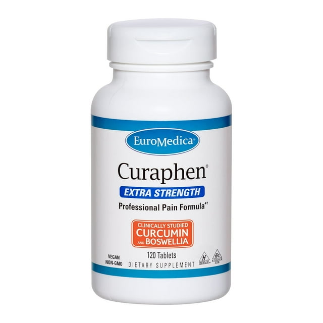 EuroMedica Curaphen Extra Strength - 120 Tablets - Walmart.com