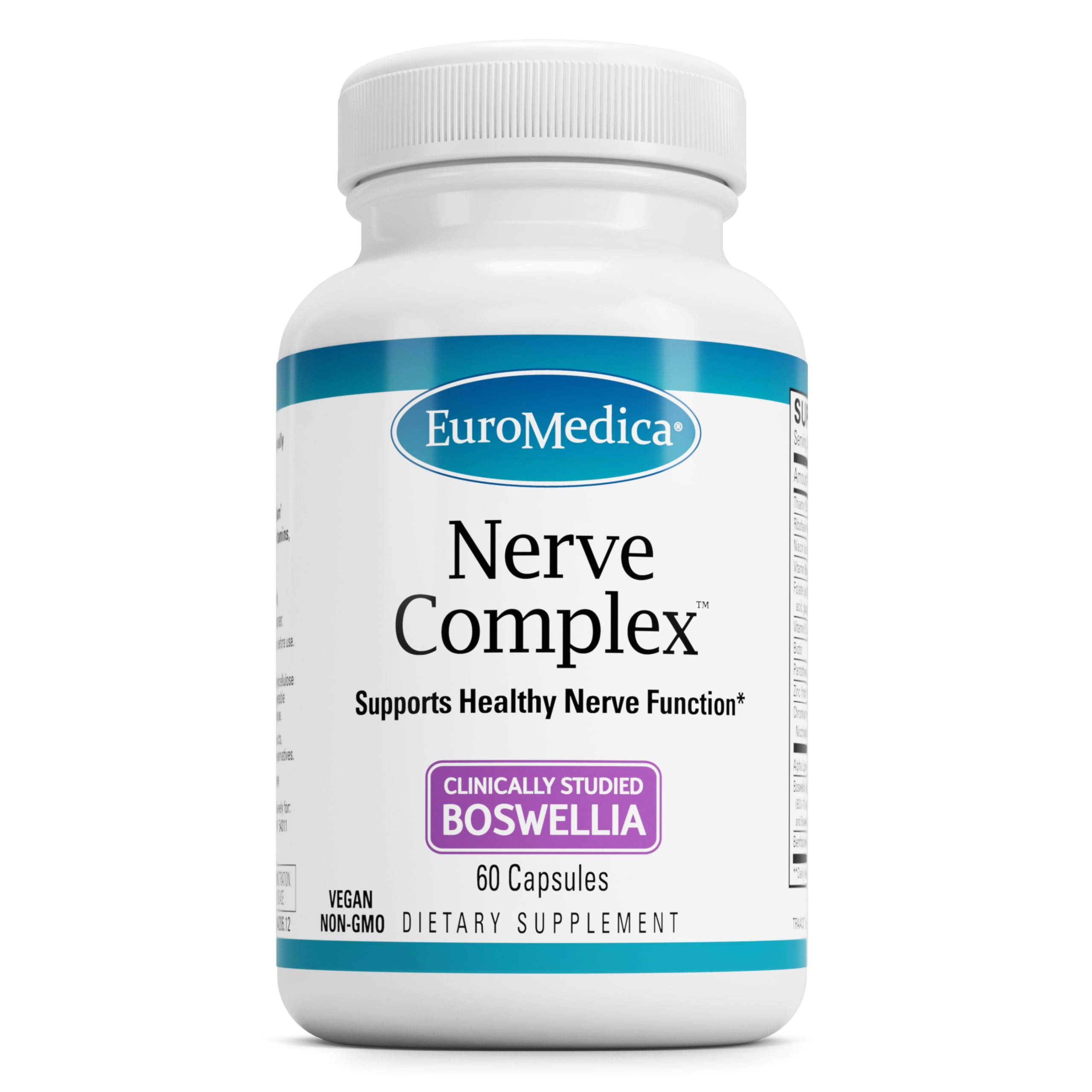 EuroMedica Nerve Complex - 60 Capsules - Walmart.com