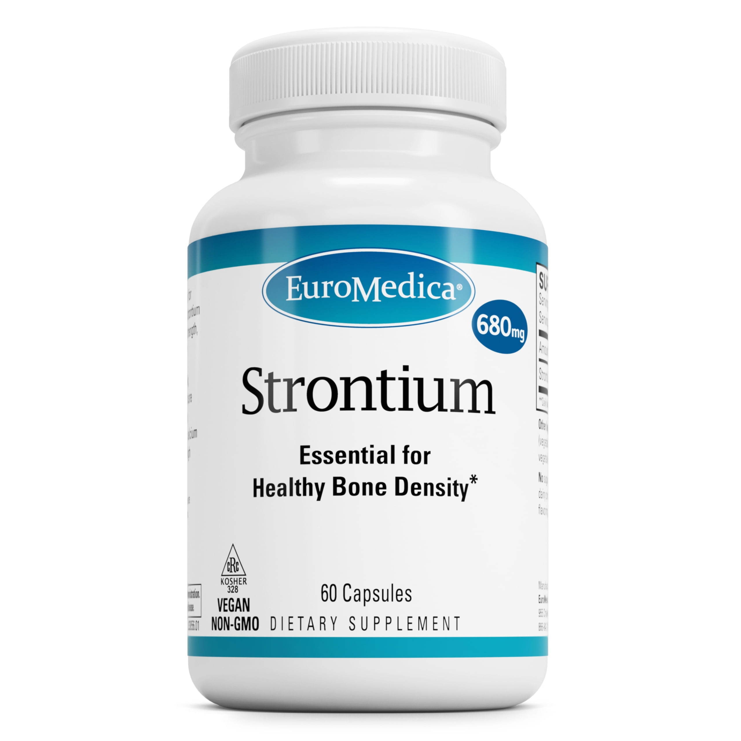 EuroMedica Strontium - 60 Capsules - Walmart.com