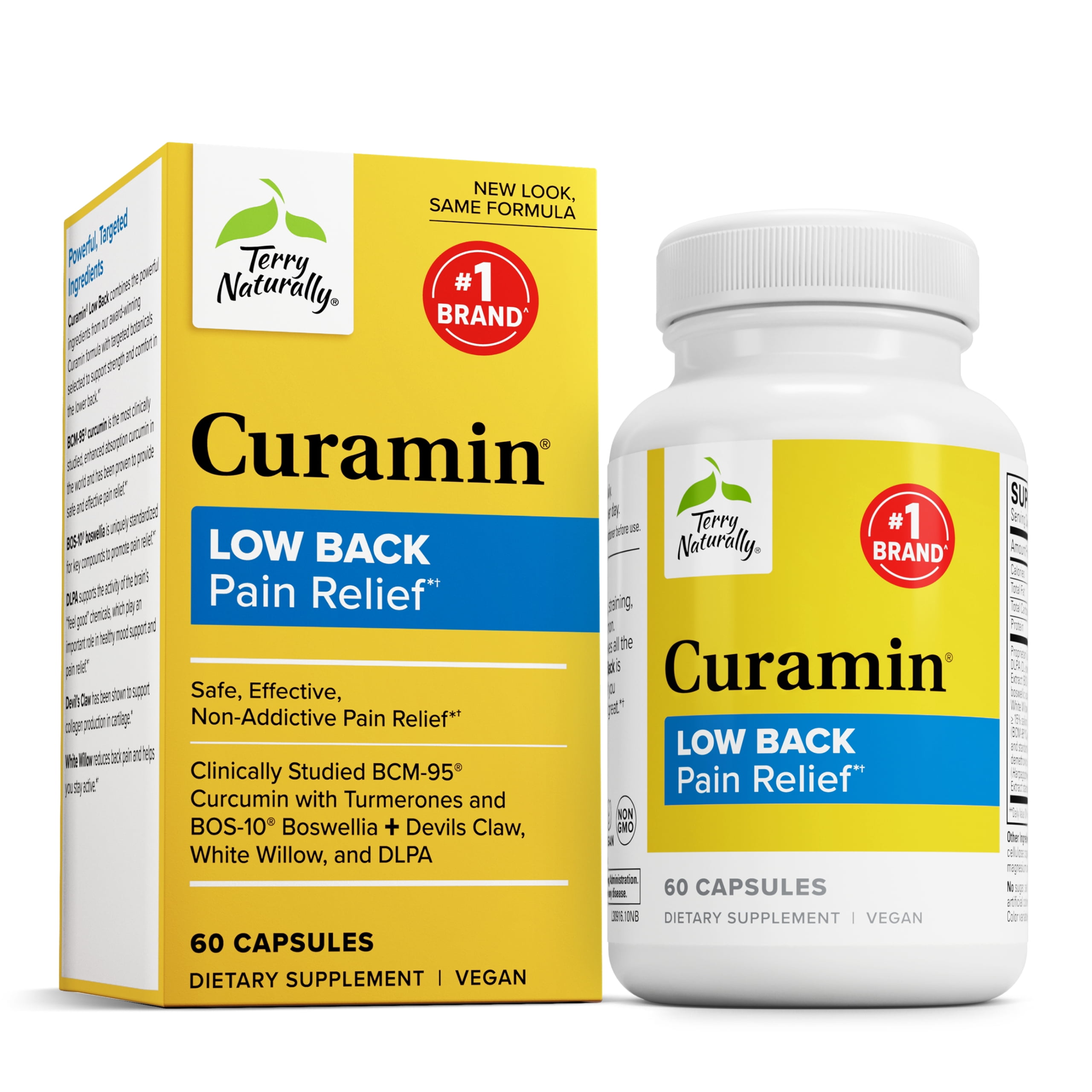 Curamin Low Back Pain EuroPharma (Terry Naturally) 60 Caps - Walmart.com