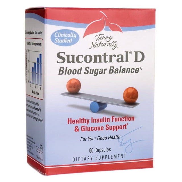 EuroPharma Terry Naturally Sucontral D - 60 Capsules, Herb Blend ...