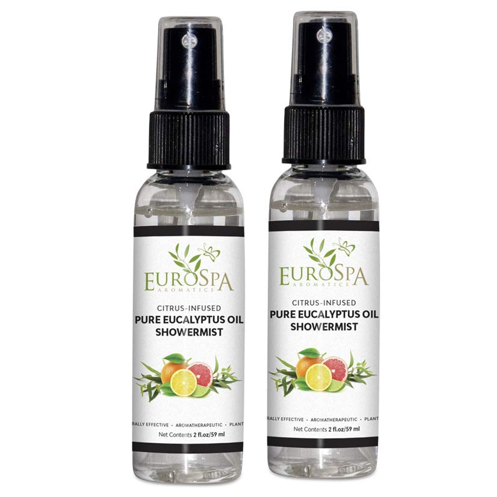 EuroSpa Aromatics Pure Eucalyptus Oil Shower Mist Spray Aromatherapy 2 ...