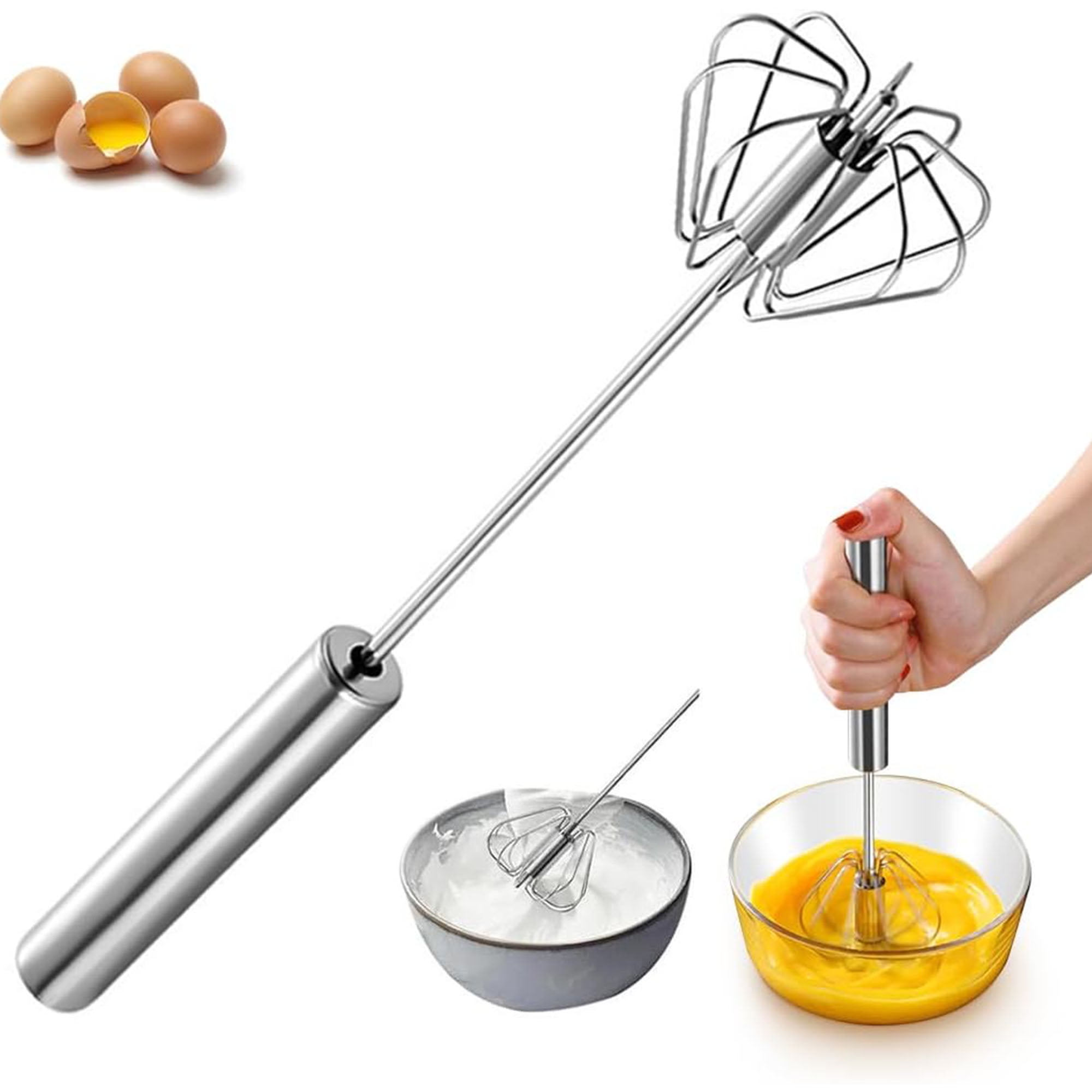 EuroWhipp, Eurowhip Stainless Steel Semi-Automatic Whisk, Euro Whipp ...