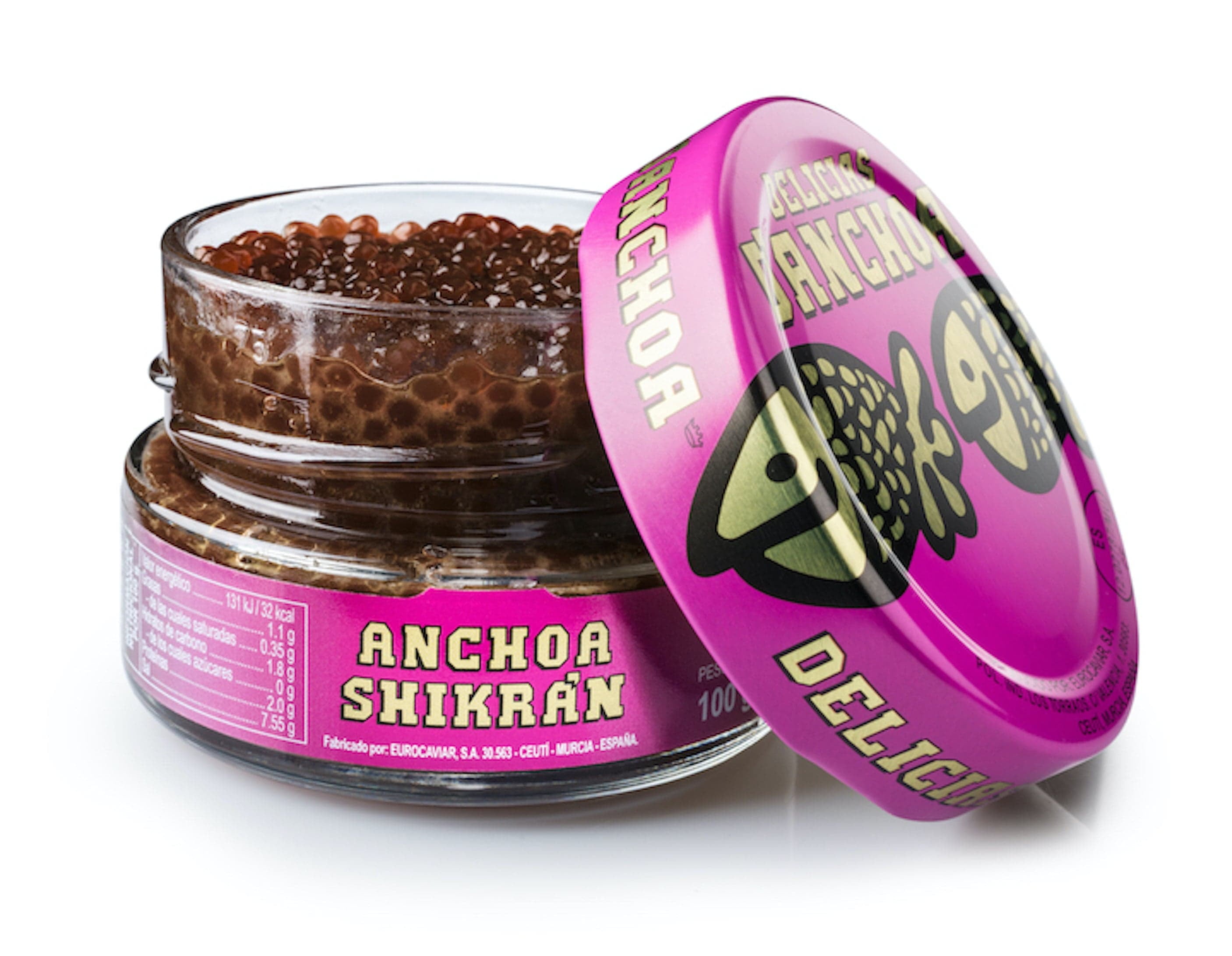 Eurocaviar - Shikran - Anchovies Caviar Pearls 3.52 oz 100 g - Walmart.com