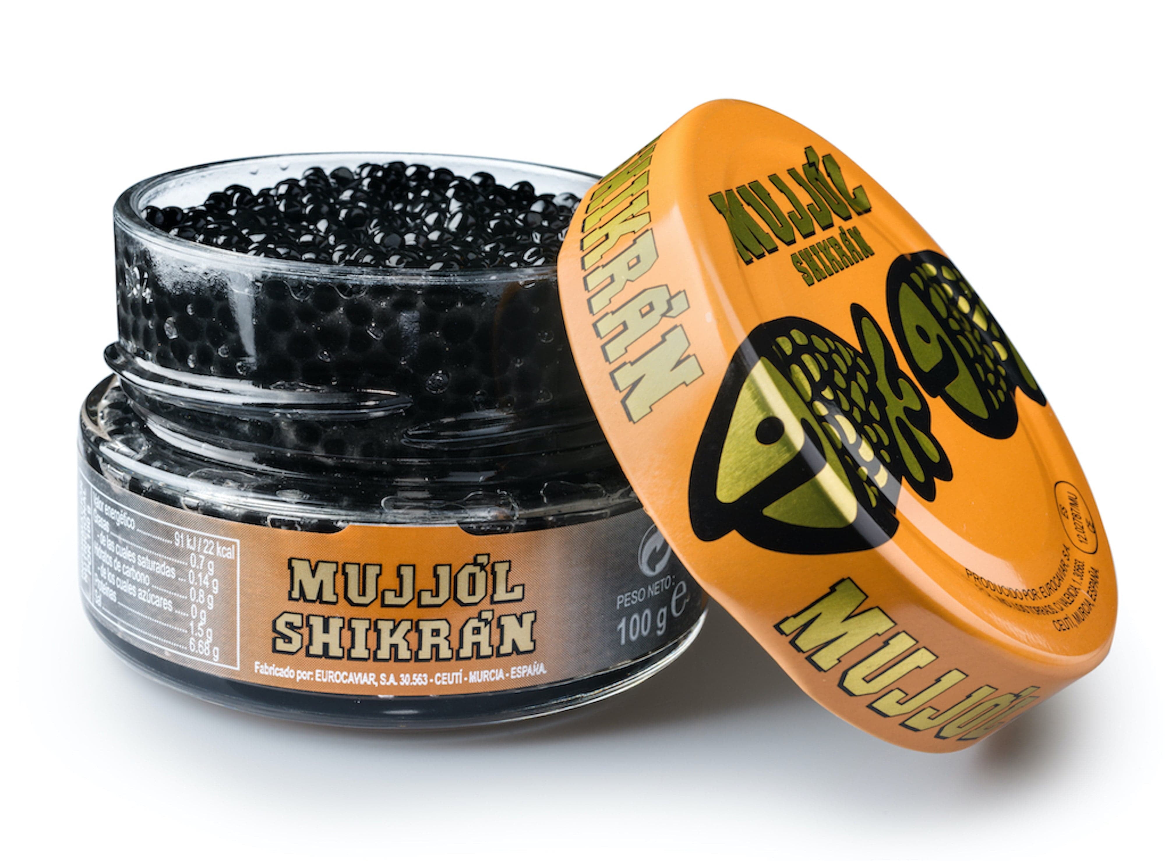Eurocaviar - Shikran - Mullet Roe Caviar Pearls Black, 3.52 oz [100 g ...