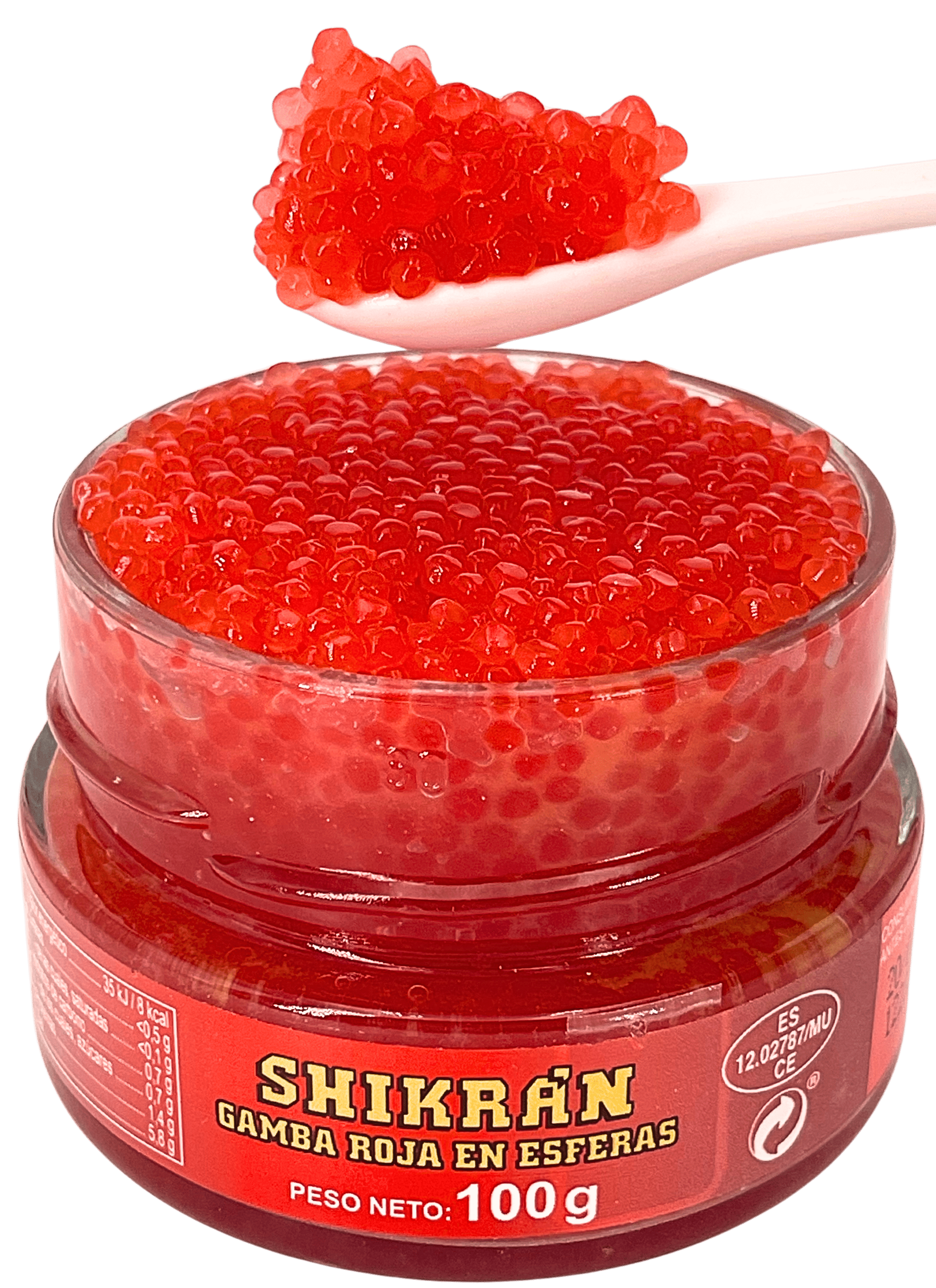 Eurocaviar - Shikran - Red Shrimp Caviar Pearls 3.52 oz [100 g ...