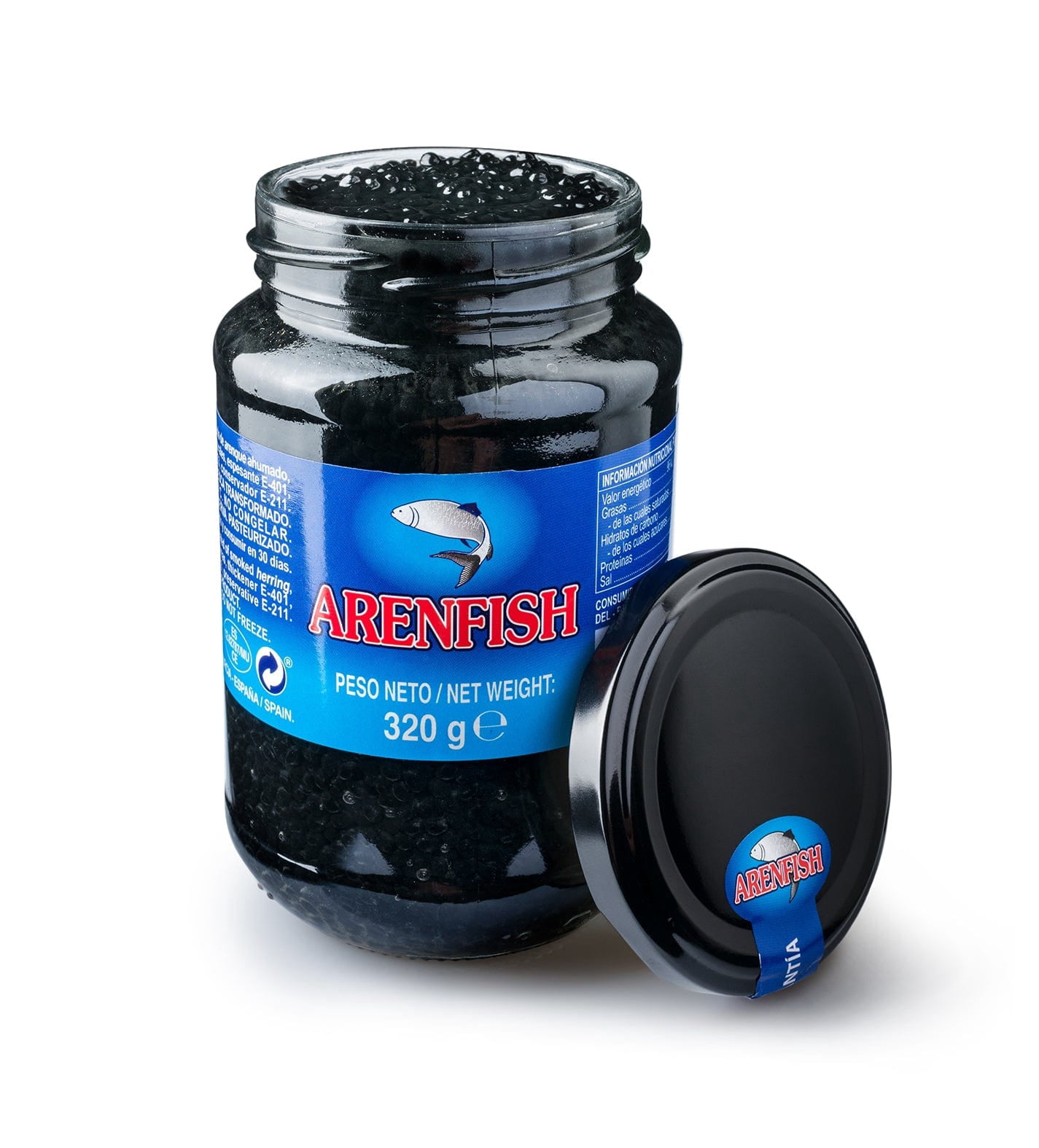 Eurocaviar - Shikran - Smoked Herring Black Caviar Pearls 11.99 oz [340 ...