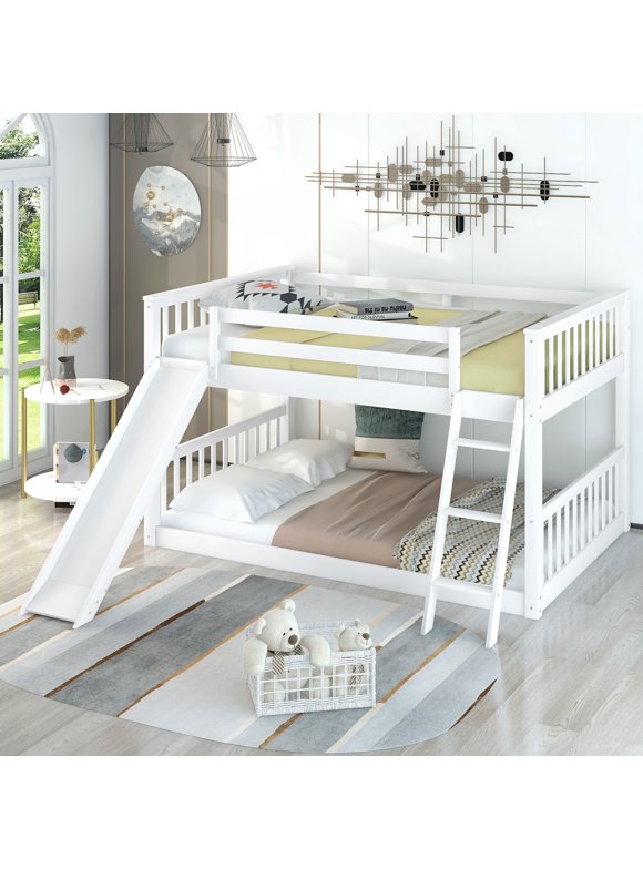 Bunk Beds with Slide in Bunk Beds - Walmart.com