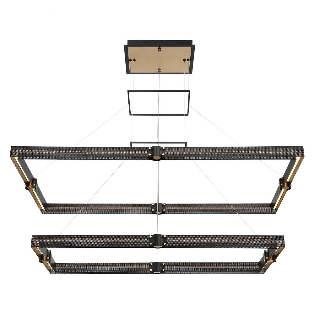 Rectangular Chandelier 1 Light Eurofase Lighting 37048-013 - Walmart.com