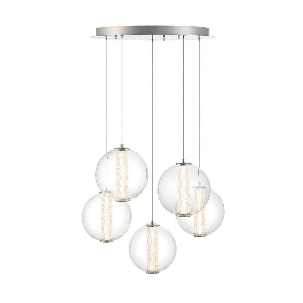45737-015-Eurofase Lighting-Atomo - 175W 5 LED Pendant In Contemporary ...