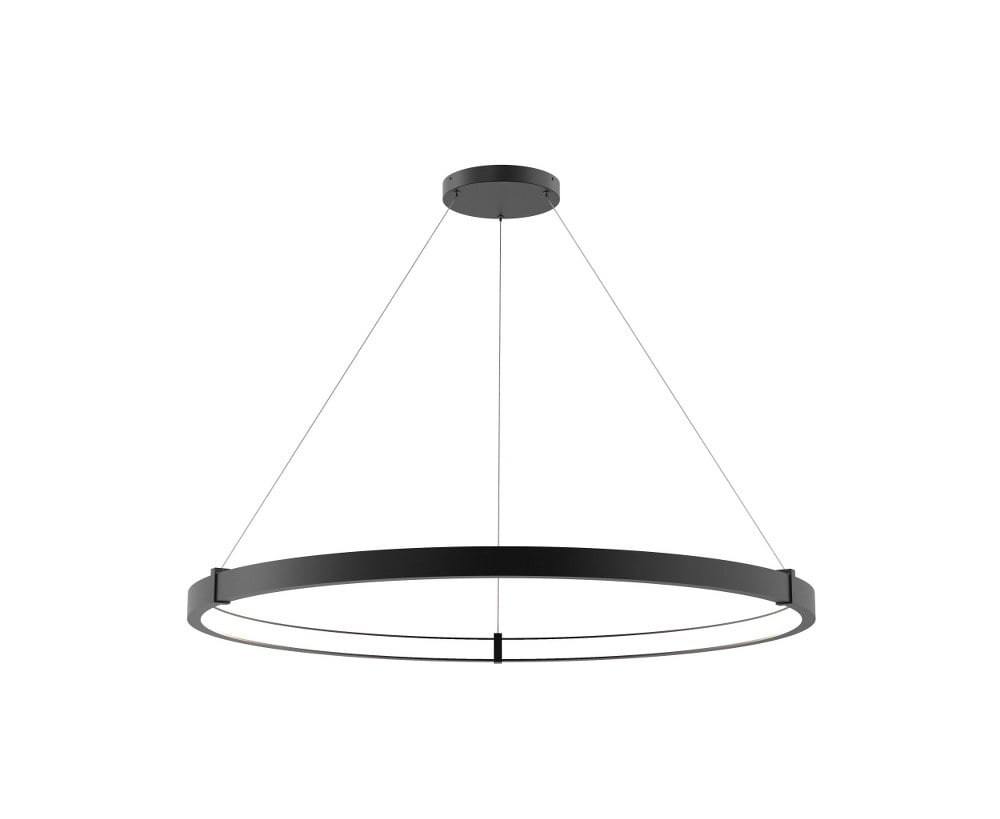 73W 1 Led Medium Inward Pendant In Transitional Style 48 Inches Wide By ...