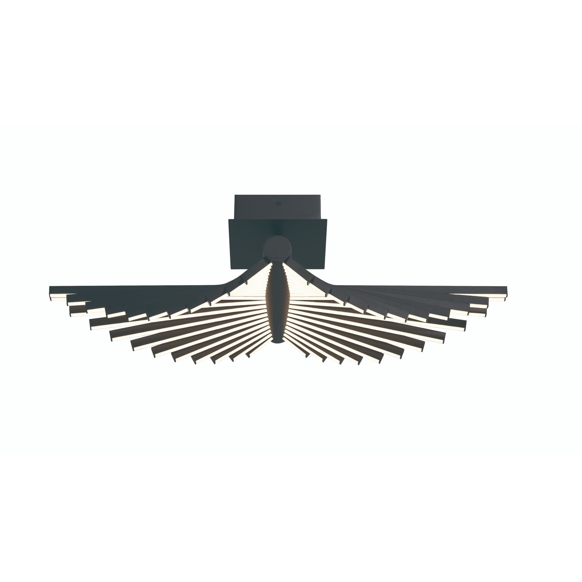 Eurofase 46897-015 Seraph 25 in. Matte Black Flush Mount Ceiling Light ...