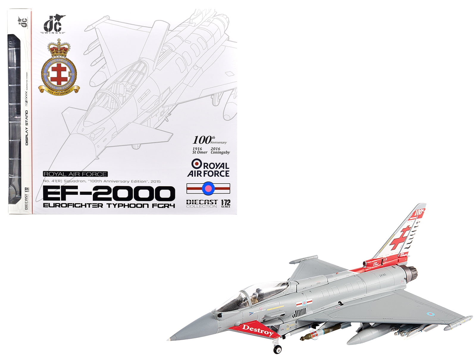 Eurofighter Typhoon FGR4 EF-2000 Aircraft "No.41(R) Squadron 100th ...