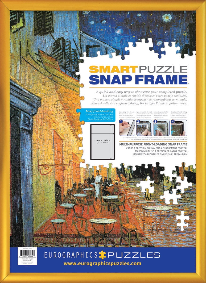 Eurographics Snap Frame - Gold Aluminum (Smart Puzzle Accessory) Jigsaw ...