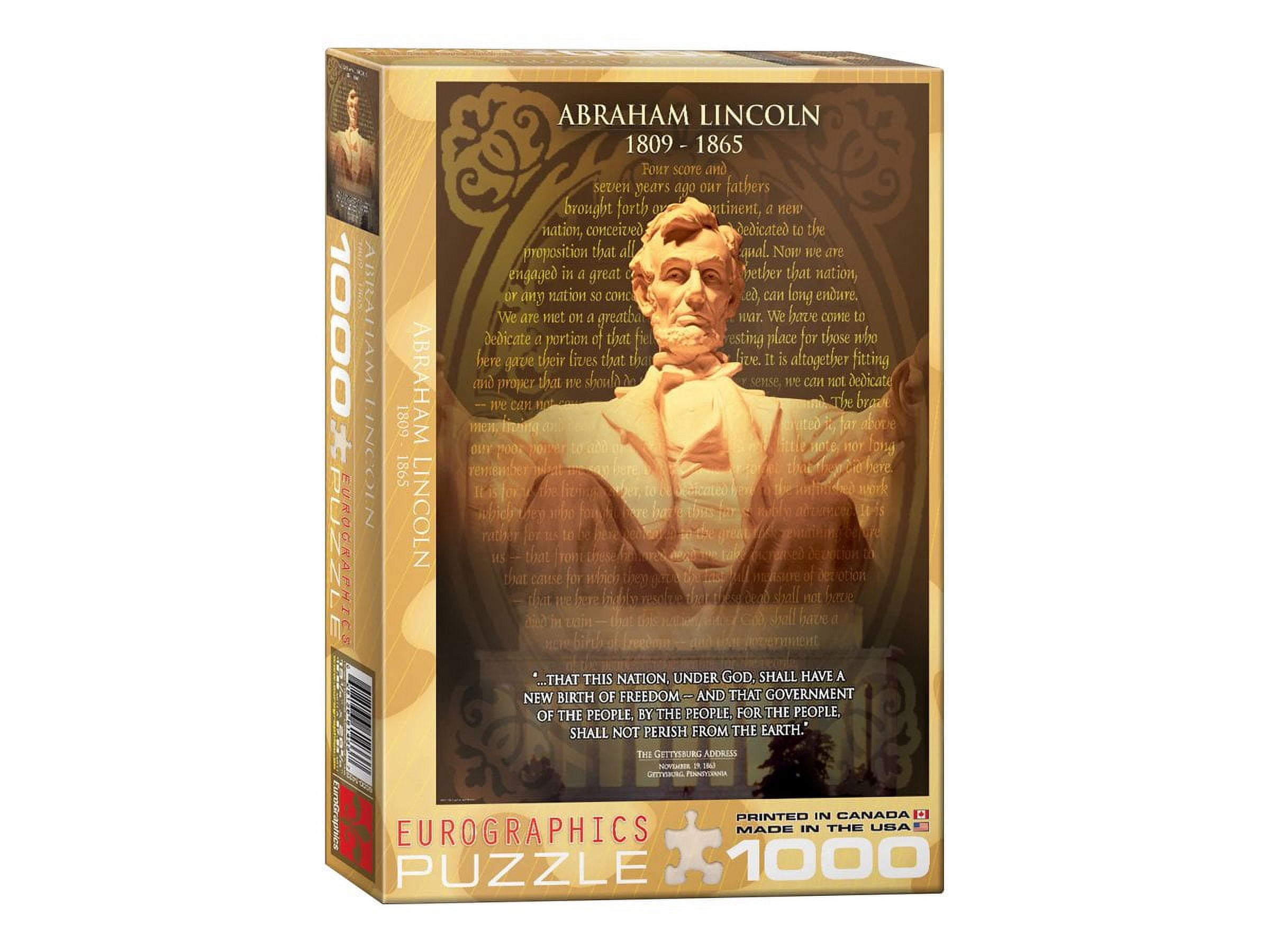 EurographicsPuzzles - Abraham Lincoln, The Gettysburg Address - jigsaw ...