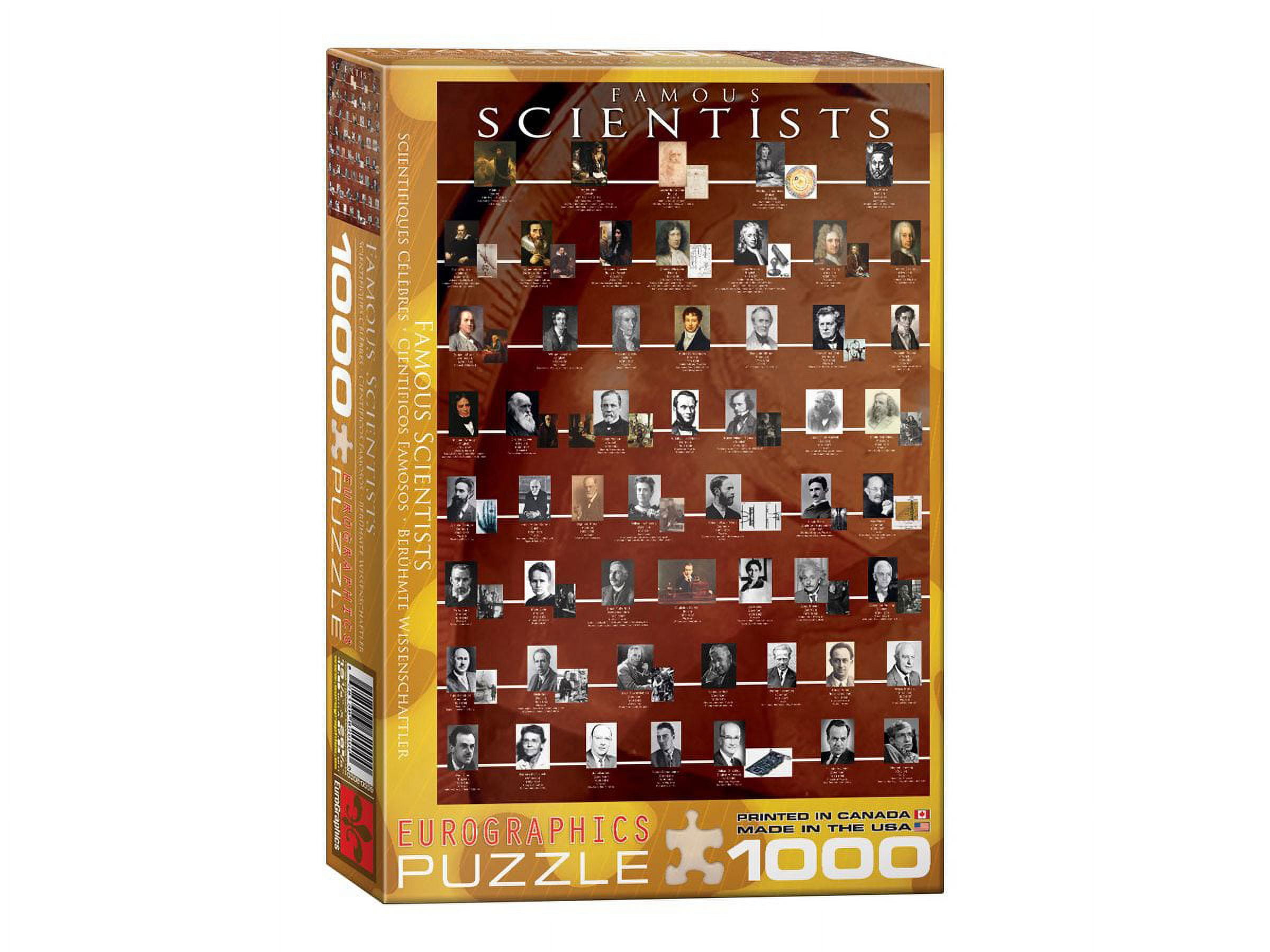 EurographicsPuzzles - Famous Scientists - jigsaw puzzle - 1000 pieces ...