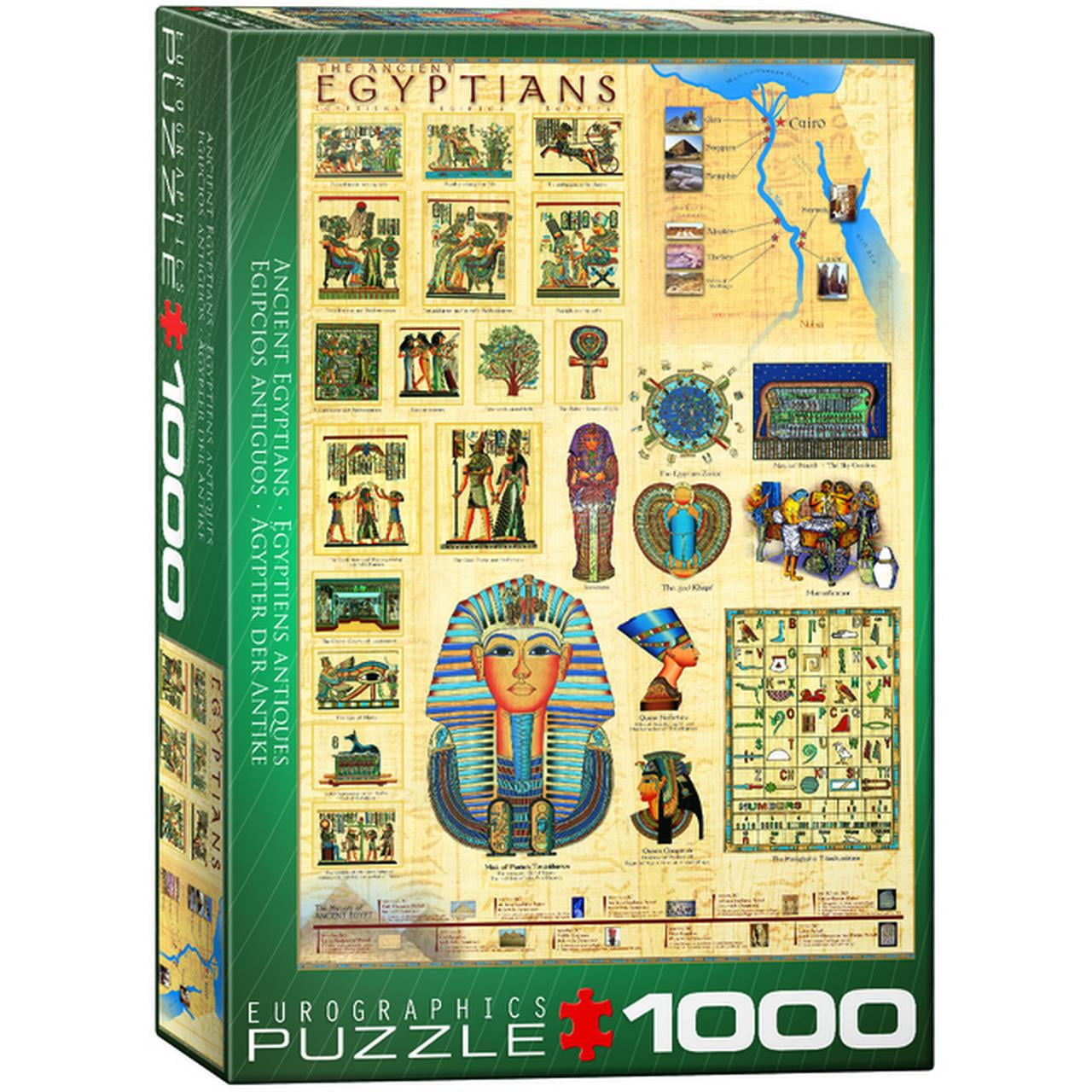 Eurographicspuzzles - Ancient Egyptians - Jigsaw Puzzle - 1000 Pieces ...