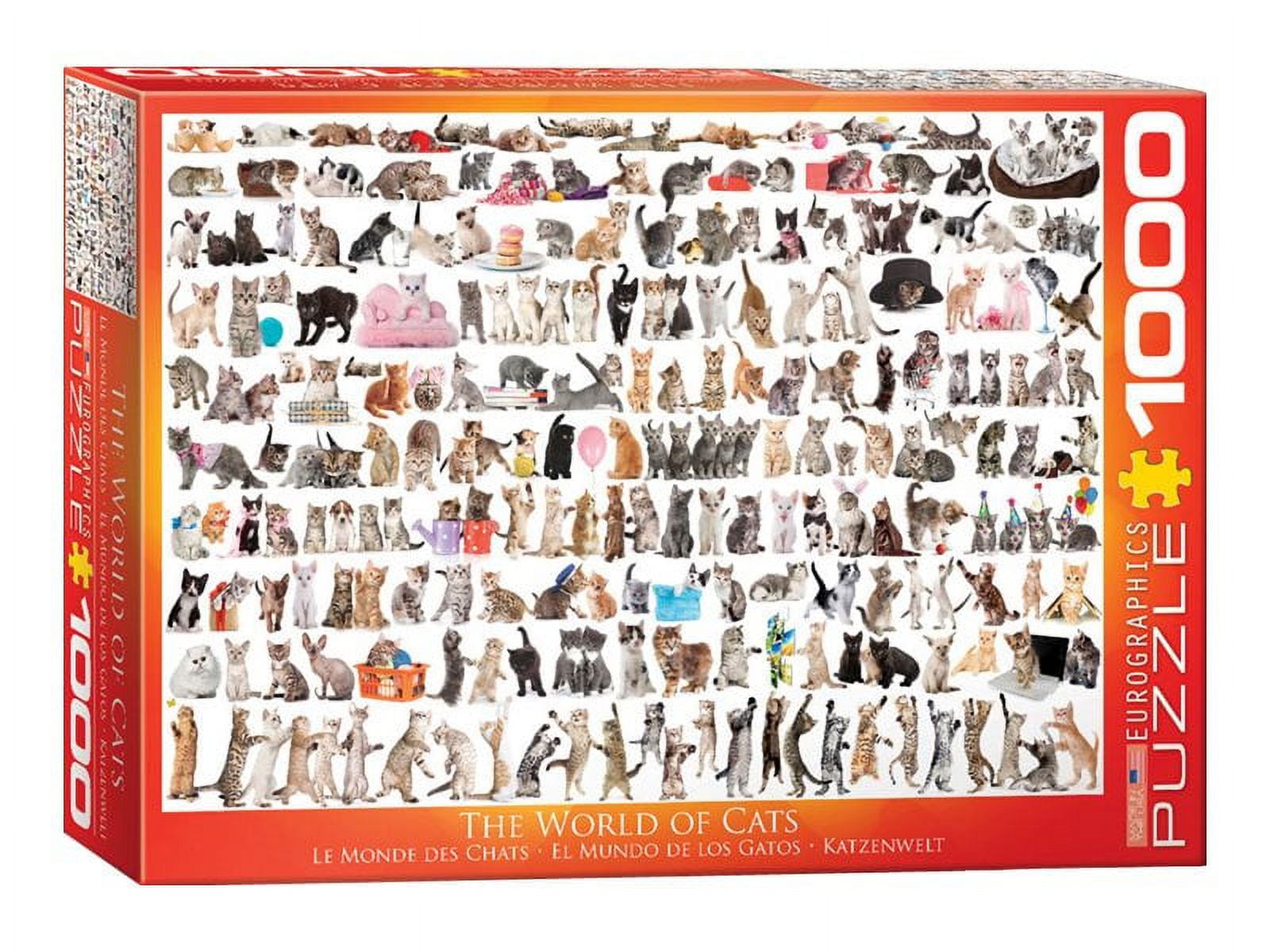 Eurographicspuzzles - Cats - Jigsaw Puzzle - 1000 Pieces - Walmart.com