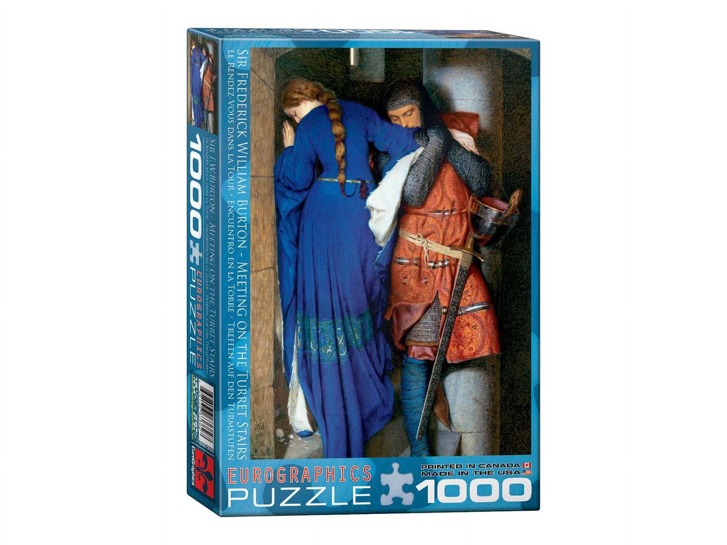 Eurographicspuzzles - Meeting On The Turret Stairs - Jigsaw Puzzle ...