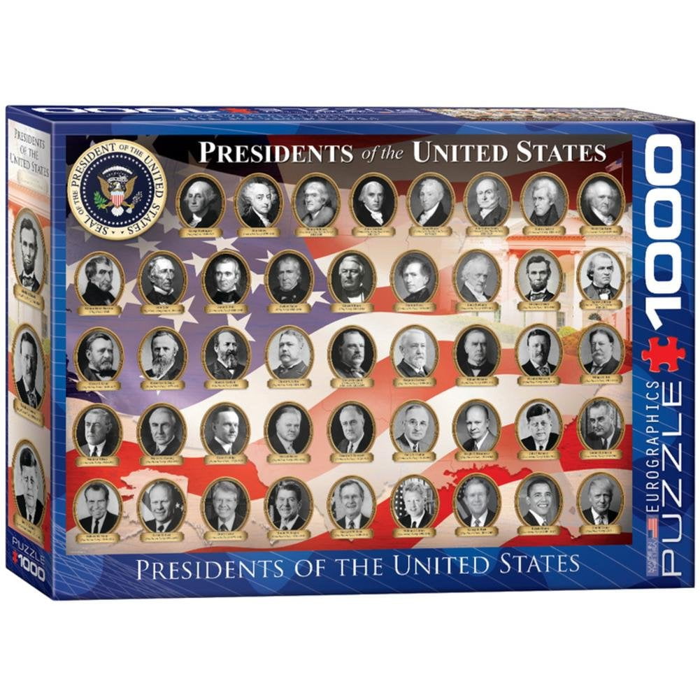 Eurographicspuzzles - Presidents Of The United States - Jigsaw Puzzle ...