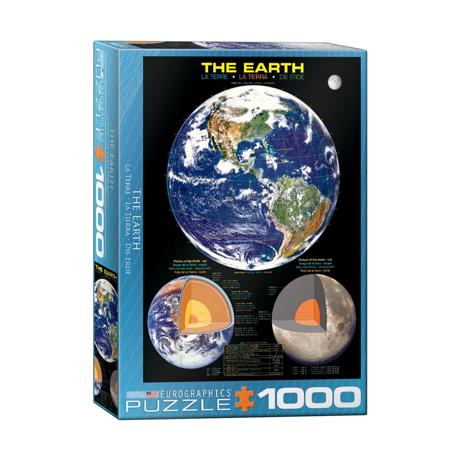 Eurographicspuzzles - The Earth - Jigsaw Puzzle - 1000 Pieces - Walmart.com