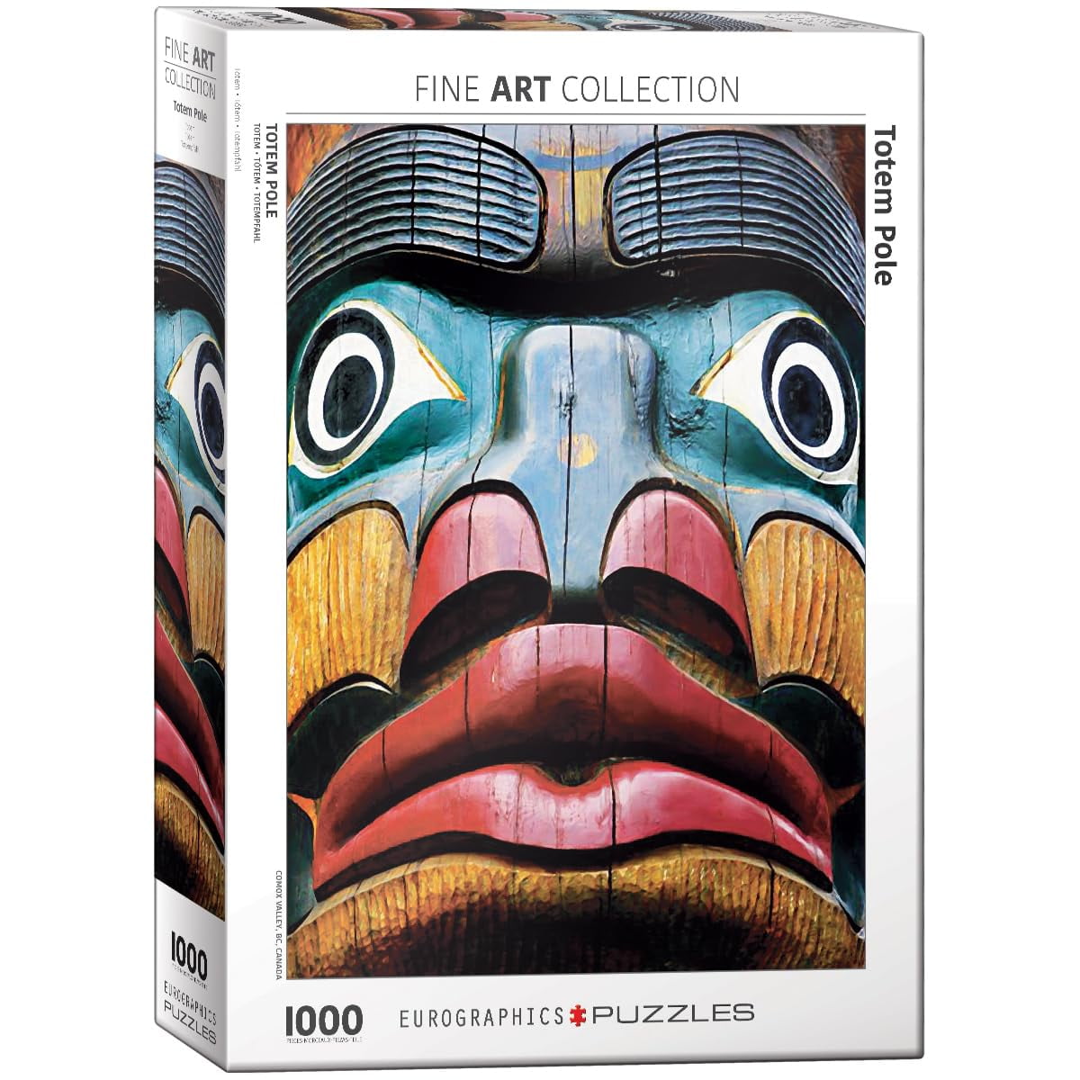 Eurographicspuzzles - Totem Pole, Comox Valley, Bc, Canada - Jigsaw ...